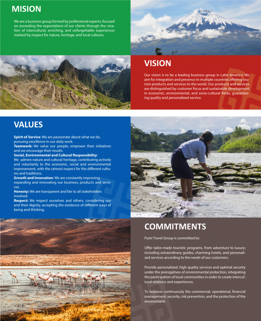 Mission & Vision - Pure! Travel Group